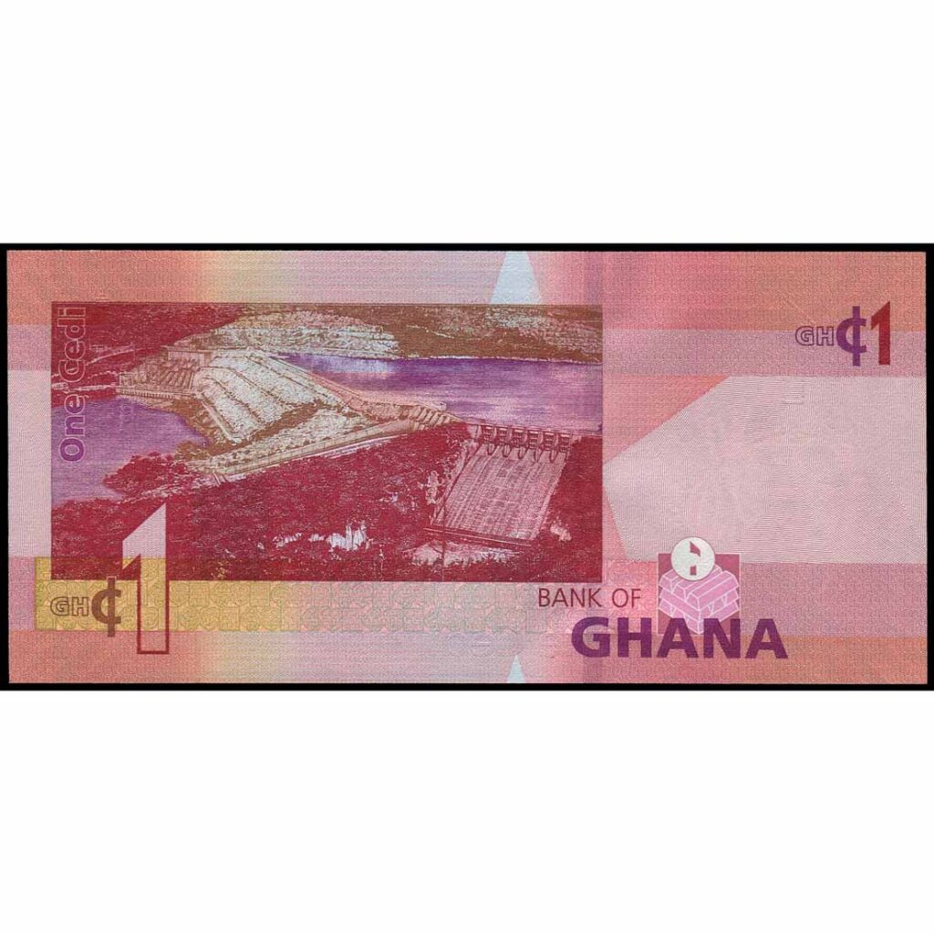 Ghana – W45 – 1 Cedi – Numisnova