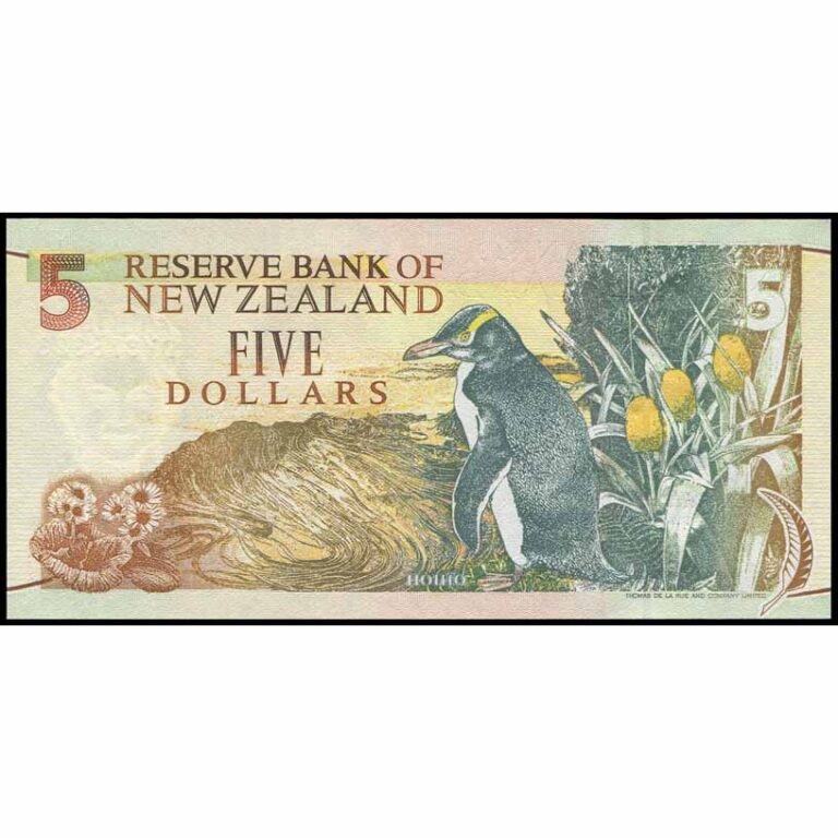 Nueva Zelanda – P177a – 5 Dollars – Numisnova