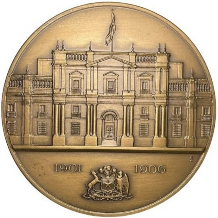 Germán riesco errázuriz – bronce – Numisnova
