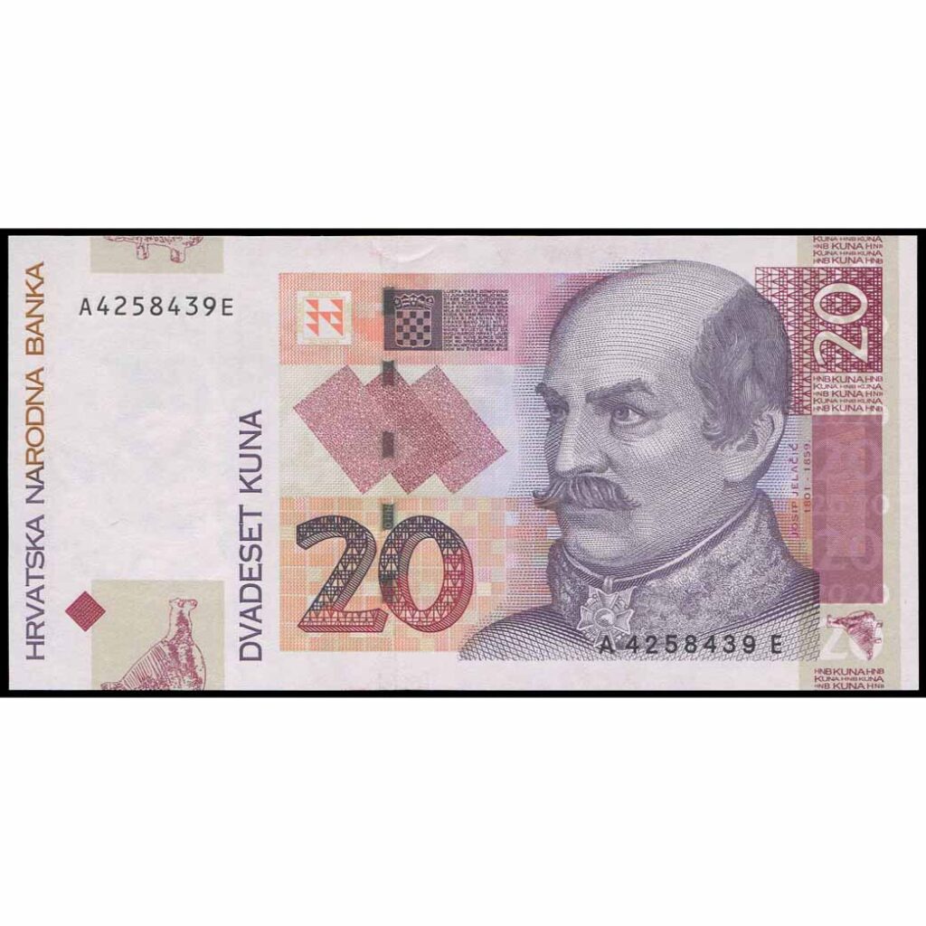 Croacia – P39a – 20 Kuna – Numisnova