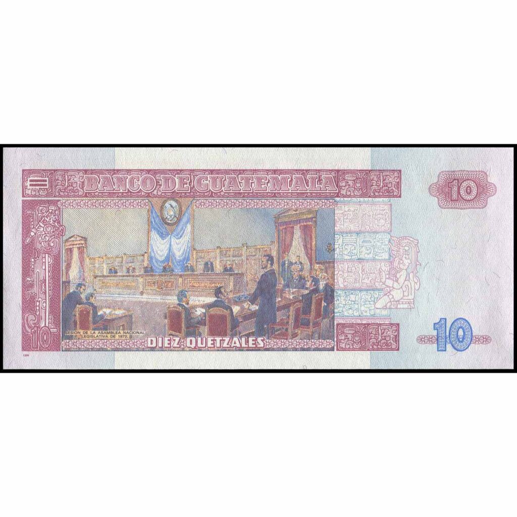 Guatemala – P111a – 10 Quetzales – Numisnova