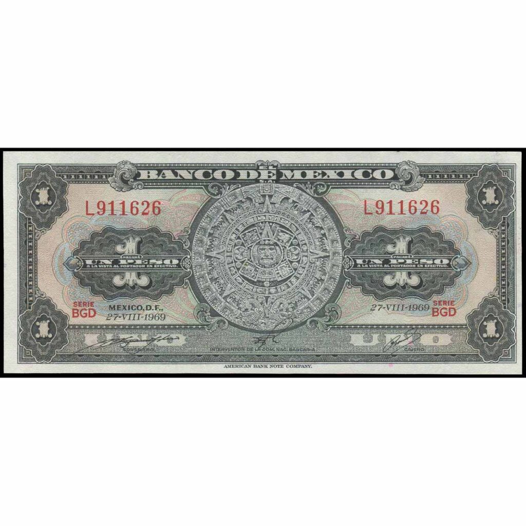 México – P59k – 1 Peso – Numisnova