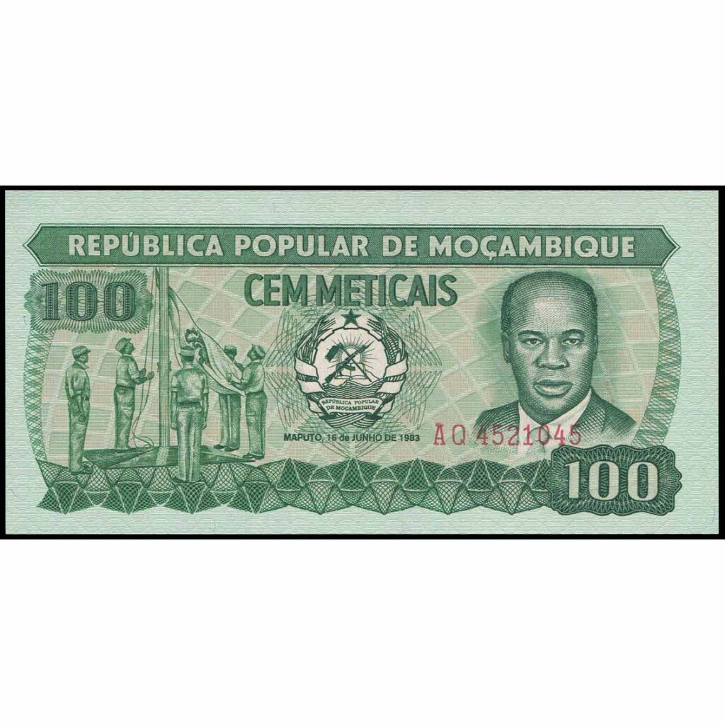 Mozambique – P130a (2) – 100 Meticais – Numisnova