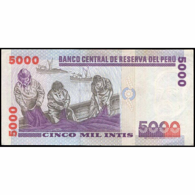 Perú – P137 – 5.000 Intis – Numisnova