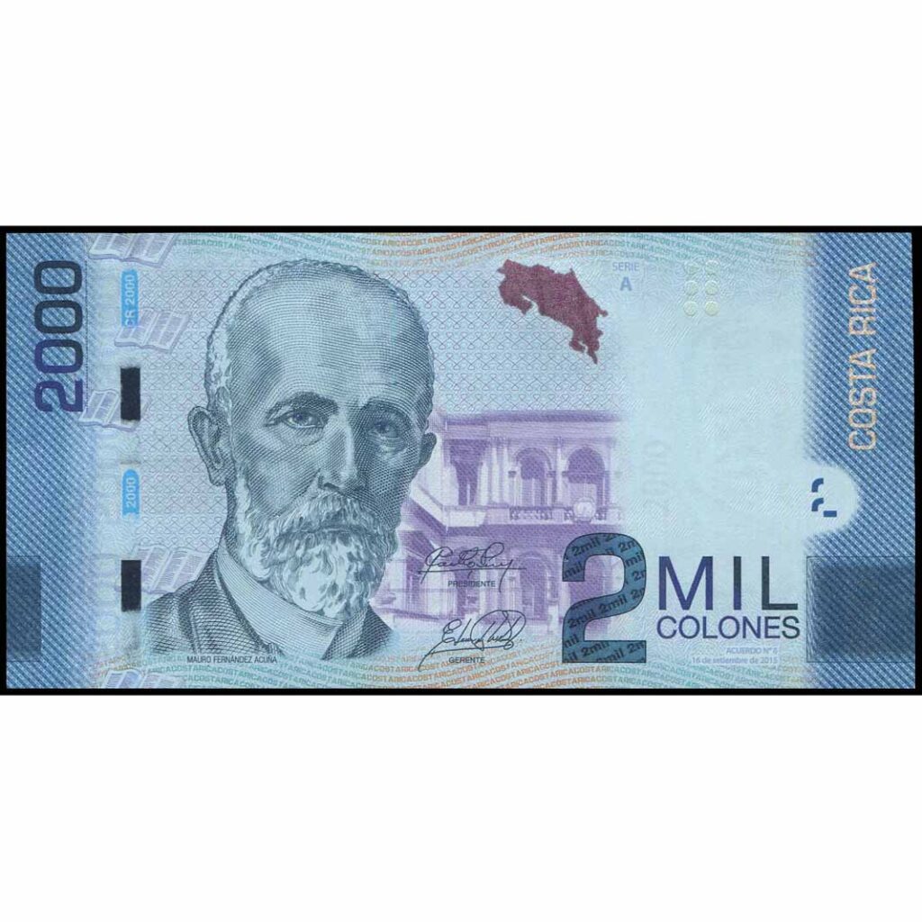 Costa Rica – P275c – 2.000 Colones – Numisnova
