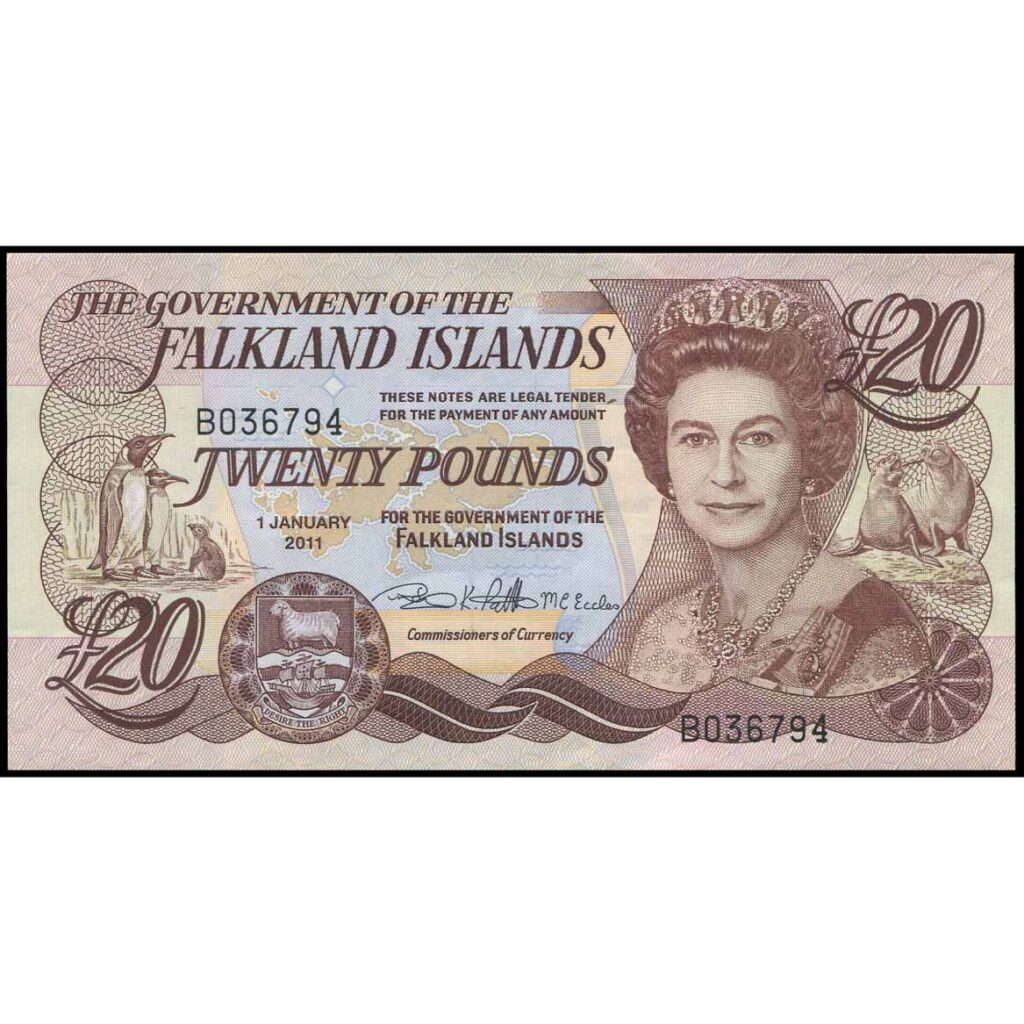 Islas Malvinas – P19 – 20 Pounds – Numisnova