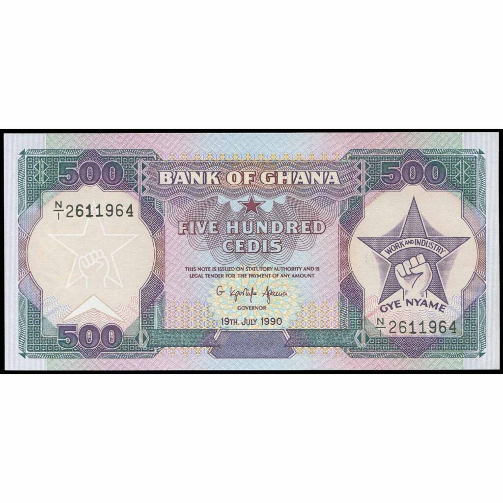 Ghana – P28b (2) – 500 Cedis – Numisnova