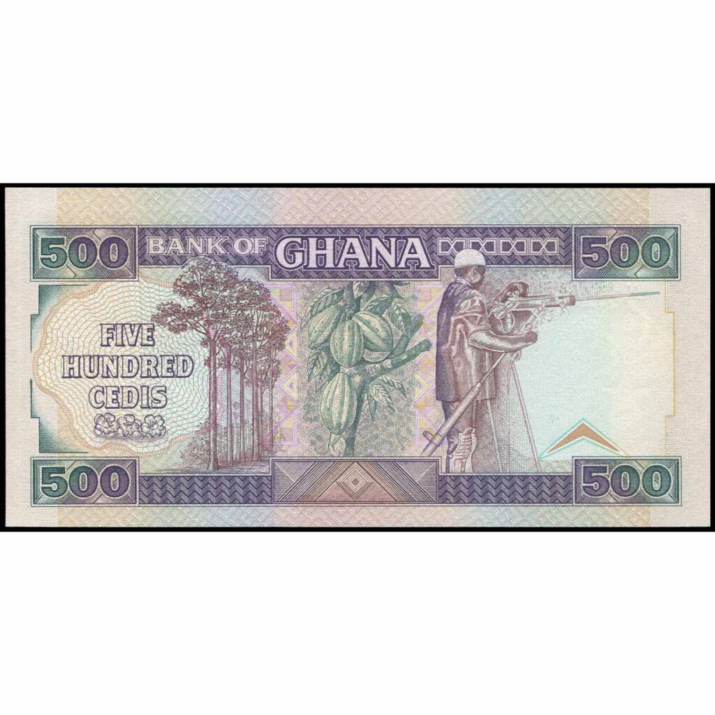 Ghana – P28b (2) – 500 Cedis – Numisnova