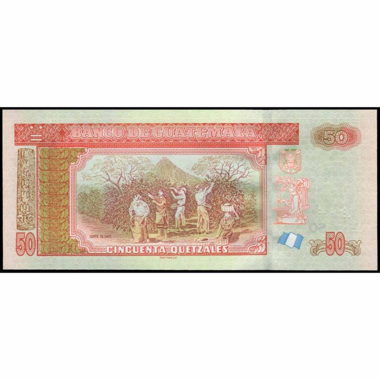 Guatemala – P125d – 50 Quetzales – Numisnova
